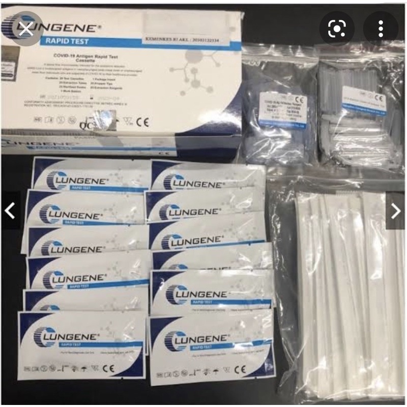 Jual Alat antigen swab hidung lungene original | Shopee Indonesia