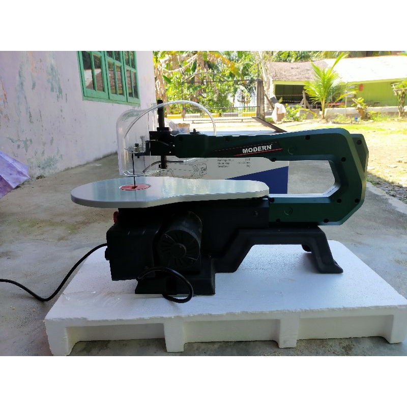 Jual scroll saw modern m-400A /mesin gergaji jigsaw duduk | Shopee ...