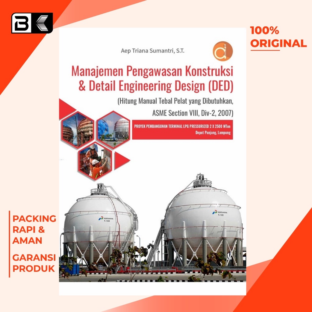 Jual Buku Manajemen Pengawasan Konstruksi Dan Detail Engineering Design (DED) Penulis Aep Triana ...
