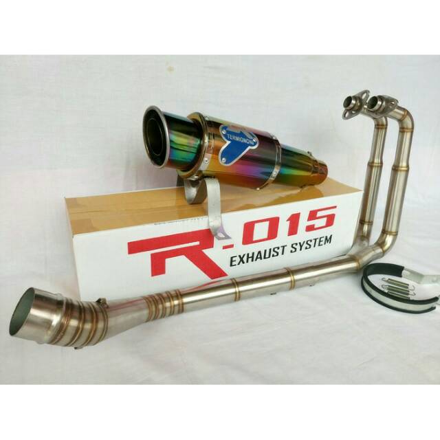 Jual Knalpot Termignoni Rainbow Full Set CBR 250 New, CBR 250 RR, CBR ...
