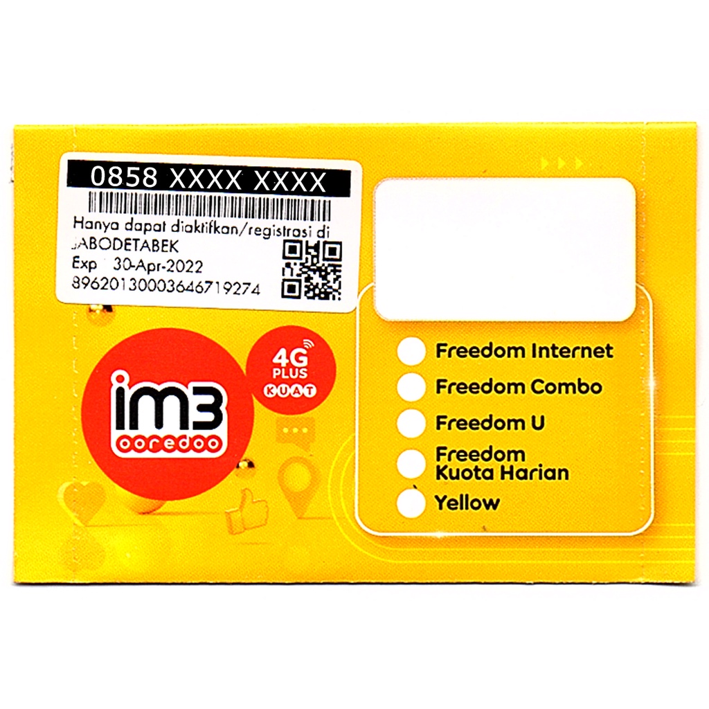 Jual kartu perdana indosat regular | Shopee Indonesia