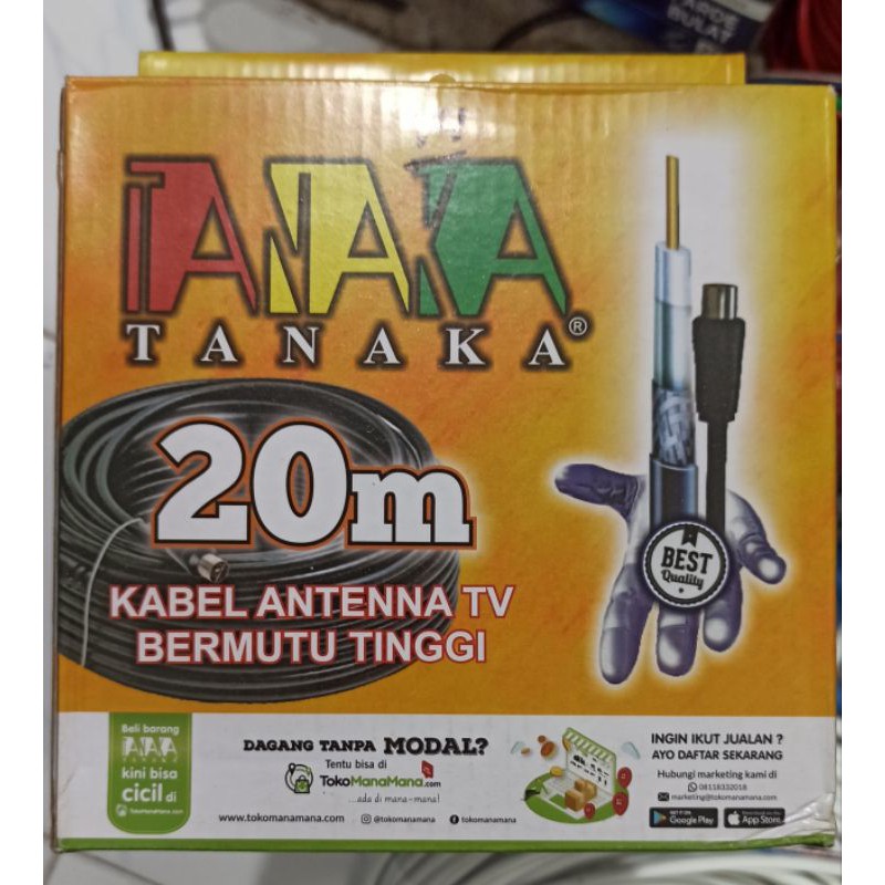 Jual kabel antena 5c 20m kabel tanaka 5c 20m | Shopee Indonesia