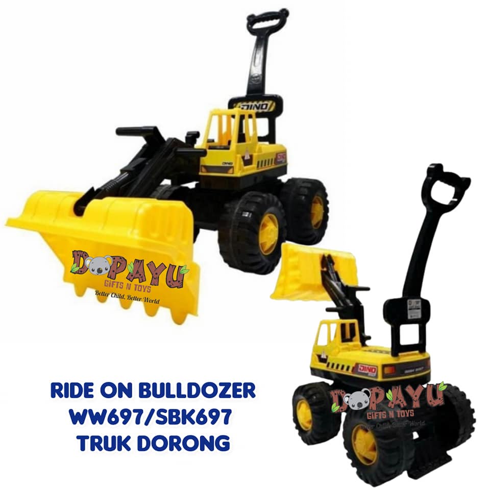 Jual MAINAN ANAK TRUCK CONSTRUCTION EXCAVATOR RIDE ON WW697 BULLDOZER ...