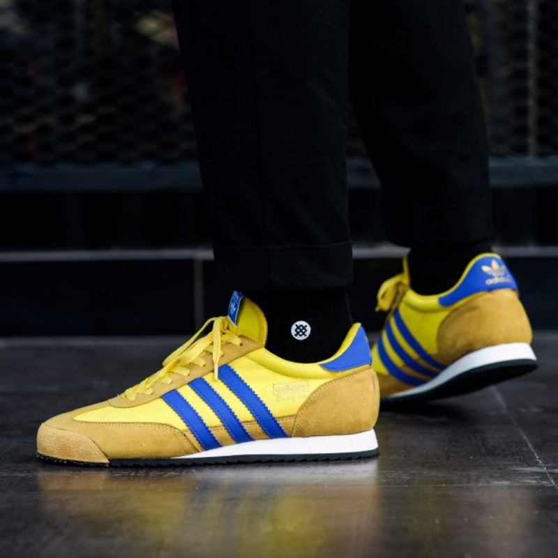 Jual Sepatu Adidas Dragon Yellow List Blue Original Made in Indonesia ...