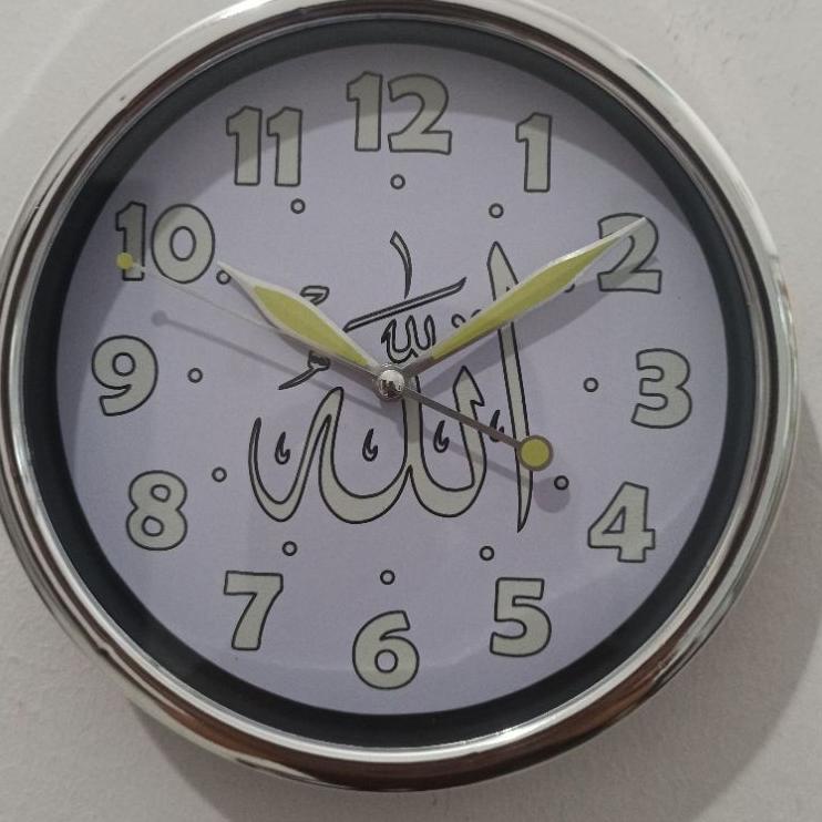 Jual jam dinding Glow in dark kaligrafi lafadz allah –GMB.25Au22ᴮ ...