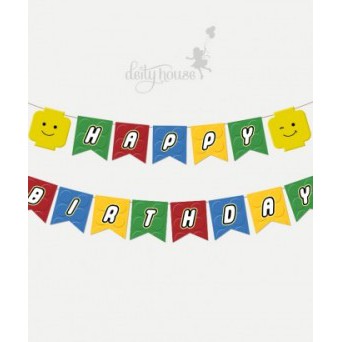 Jual BIRTHDAY PAPER BUNTING - LEGO | Shopee Indonesia