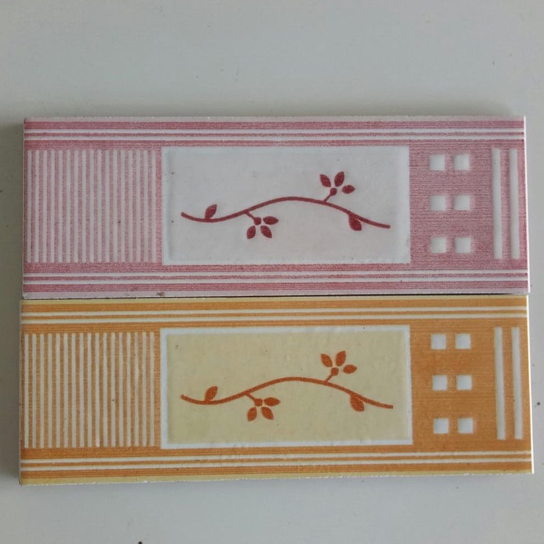 Jual List Keramik 20cm Motif Garis Kotak / Lis / Listello | Shopee ...