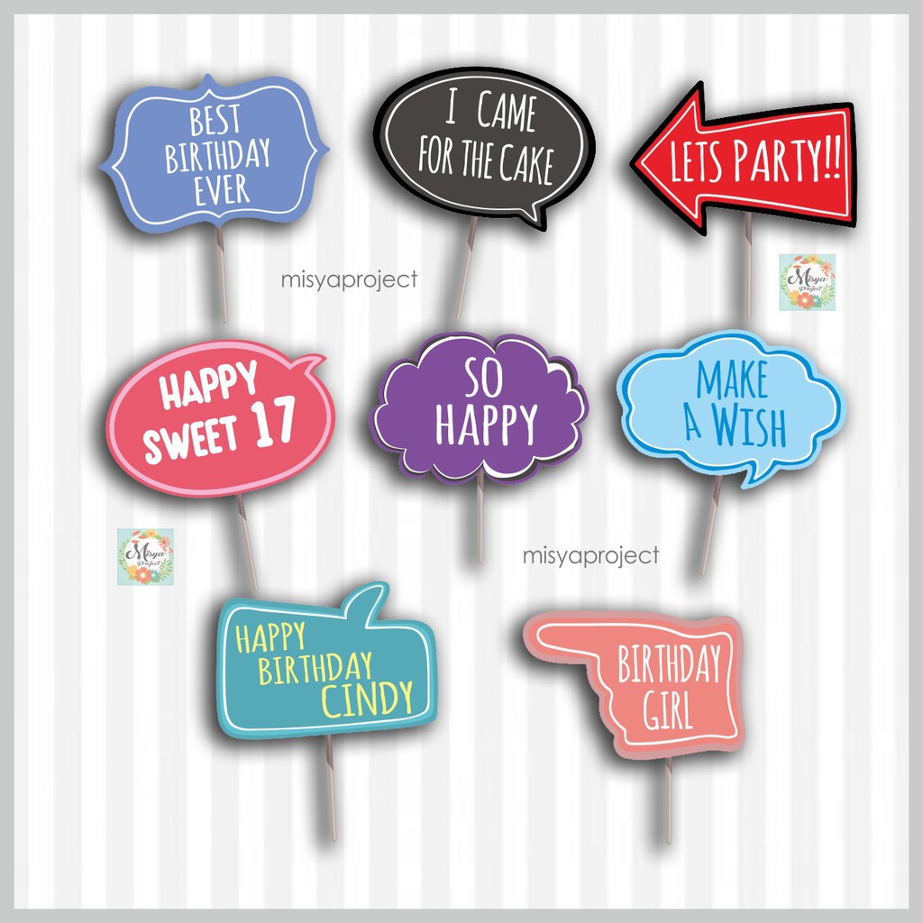 Jual ACC PHOTOBOOTH isi 12 PHOTO FUN PROP PROPS DEKOR HIASAN WEDDING ...