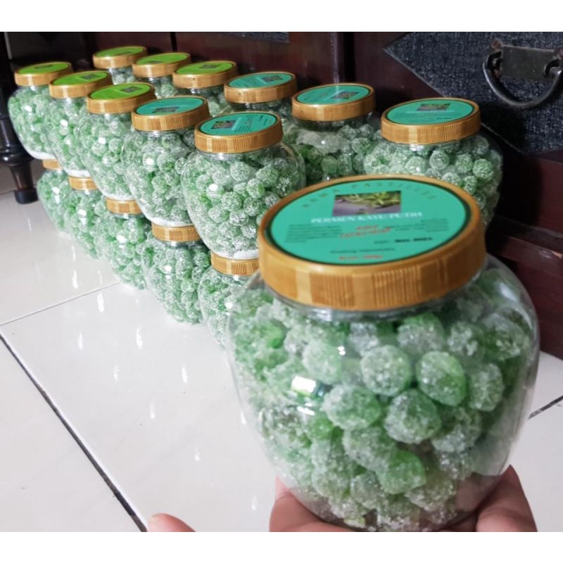 Jual Permen Rasa Kayu Putih Ekstramint dan Original Kemasan Toples 400 ...