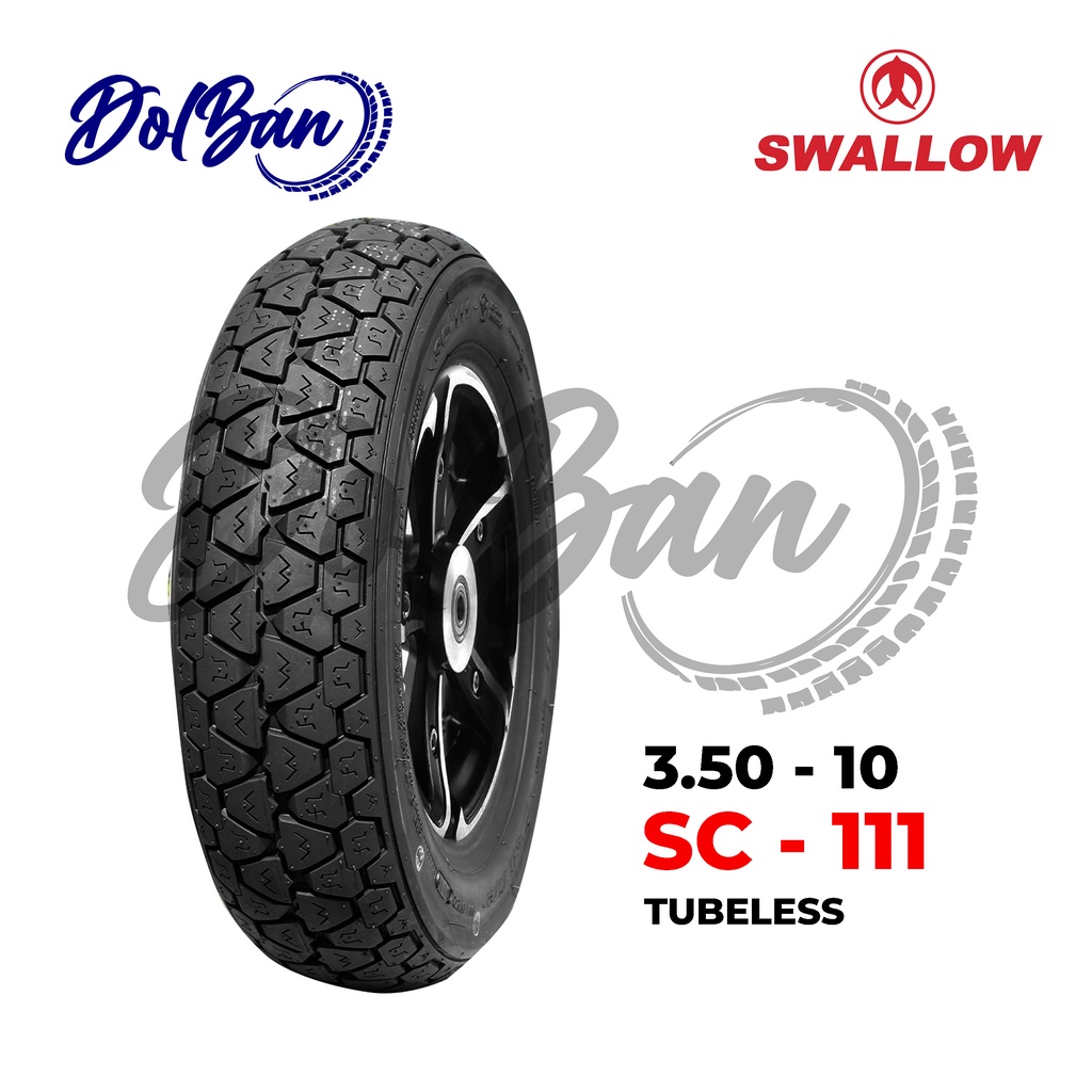 Jual BAN LUAR SWALLOW 350-10 RING 10 SC-111 TUBELESS | Shopee Indonesia