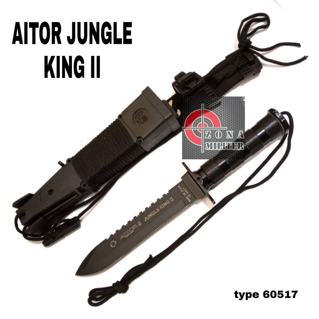 Jual PISAU SANGKUR AITOR JUNGLE KING II 2 SURVIVAL KIT | Shopee Indonesia