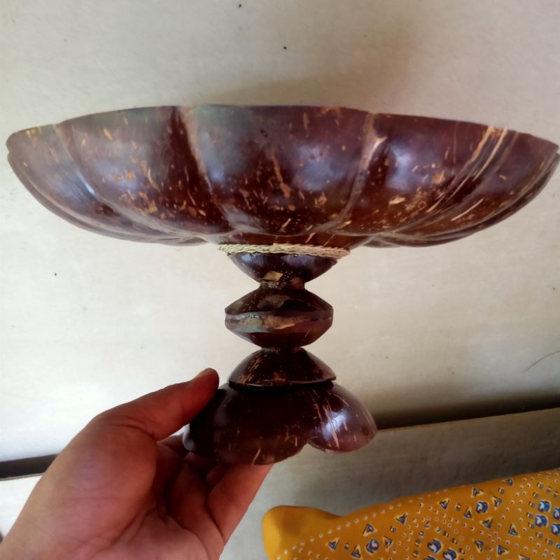 Jual piring/tempat buah-buahan/kue/bolu unik jadul etnik natural ...