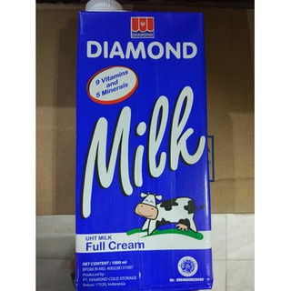 Jual DIAMOND Susu UHT Full Cream 1 Liter | Shopee Indonesia