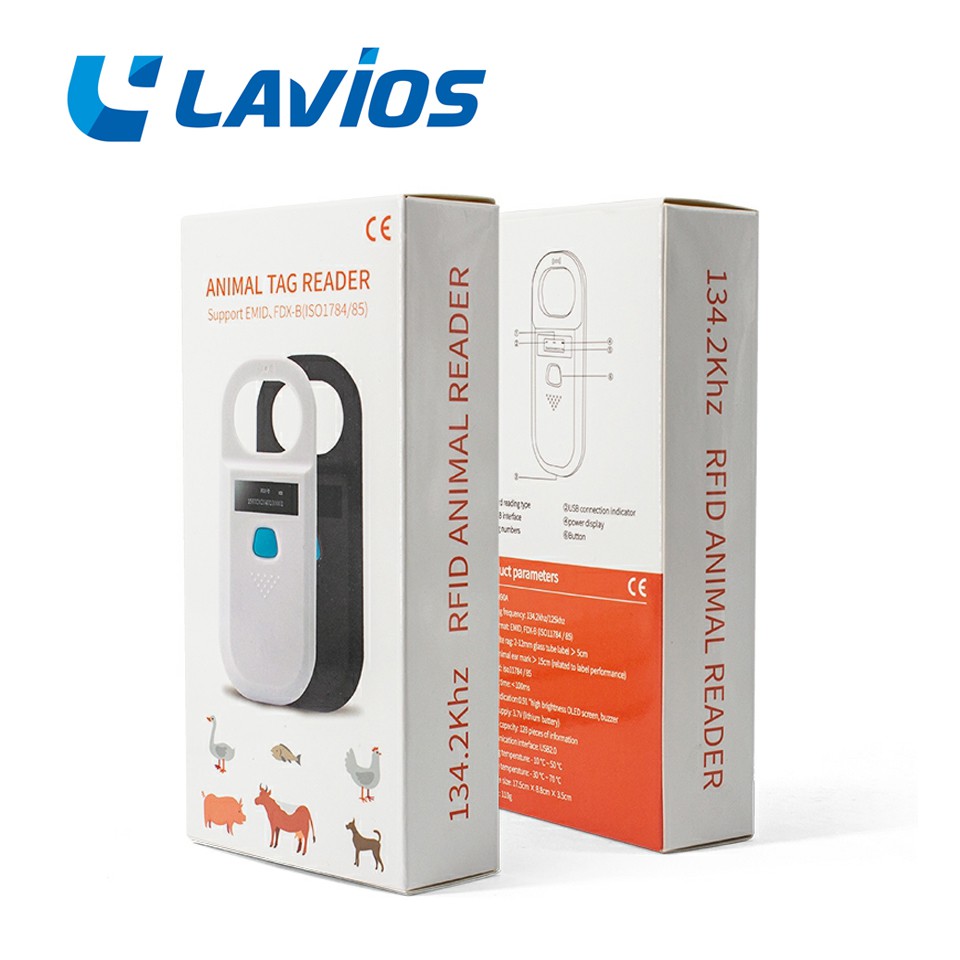 Jual Scanner Microchip Hewan FDX-B 134.2Khz RFID animal microchip ...