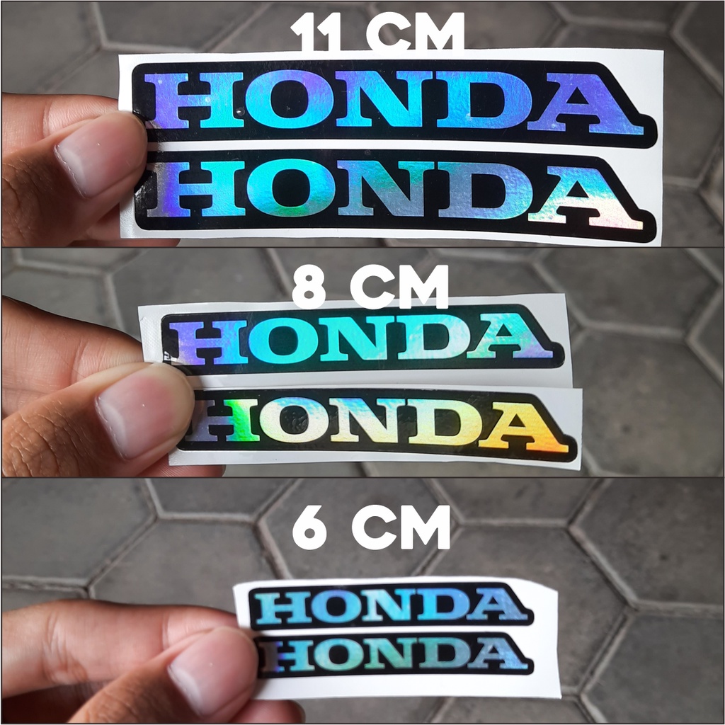 Jual JDM Project - Stiker Print Cut Logo Honda Hologram Sticker ...