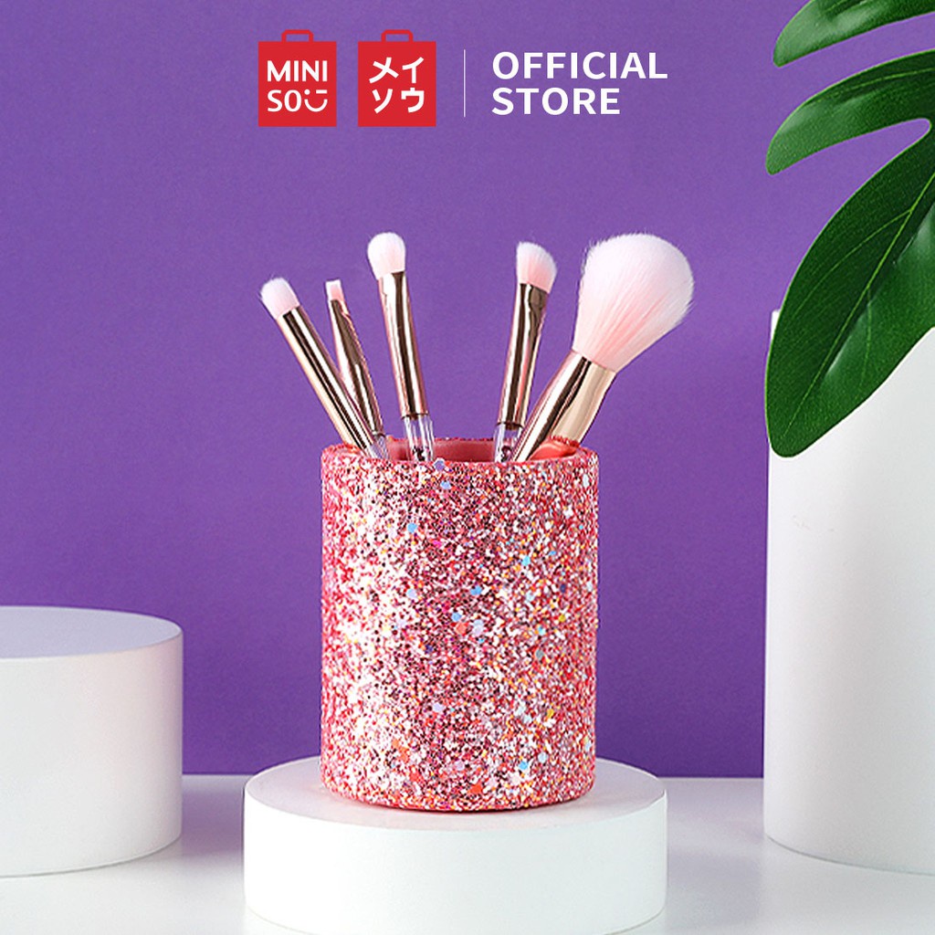 Jual PROMO HARGA MURAH !! MINISO Set Kuas Makeup Luxury Make up Brush 5 ...