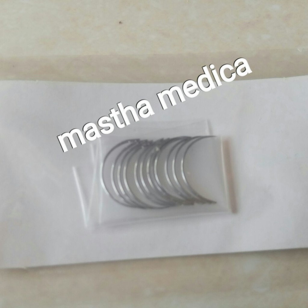 Jual jarum Hecting Jahit Jait KUlit bedah Surgical Suture Needle GT 14 ...