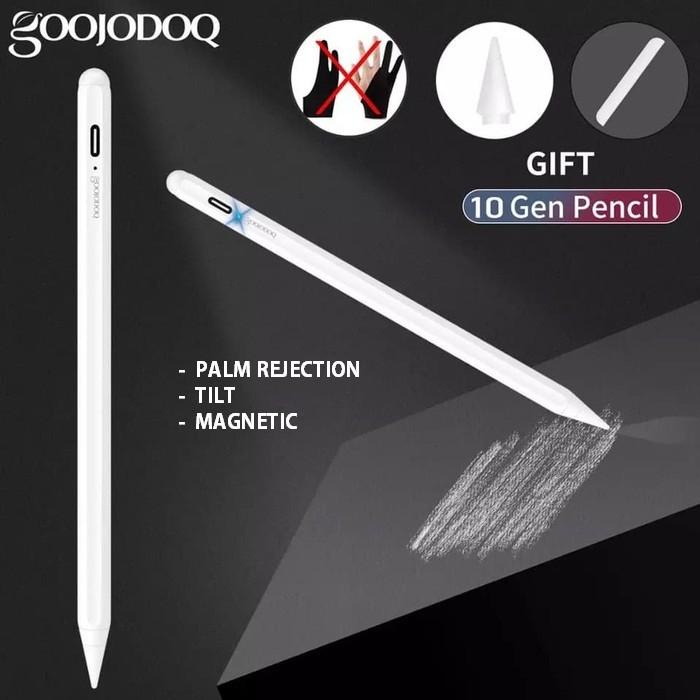 Jual Goojodoq Gen-10 Apple Pencil Tilt Sensitive Stylus Pen Ipad 2018 ...