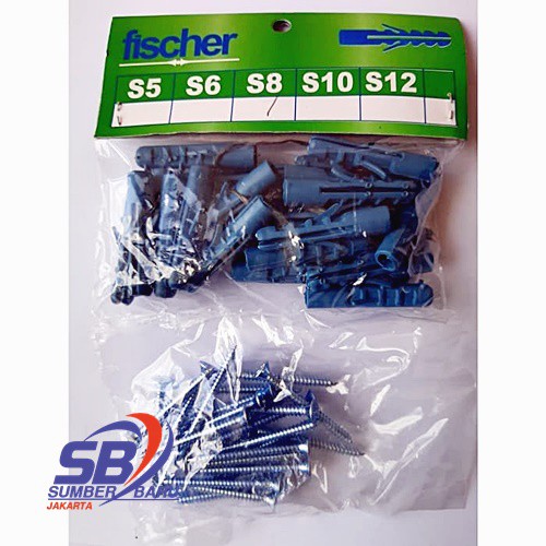 Jual RRT S8 + Skrup Alat Pengencang Sekrup Skrup dan Baut Beton Nylon ...