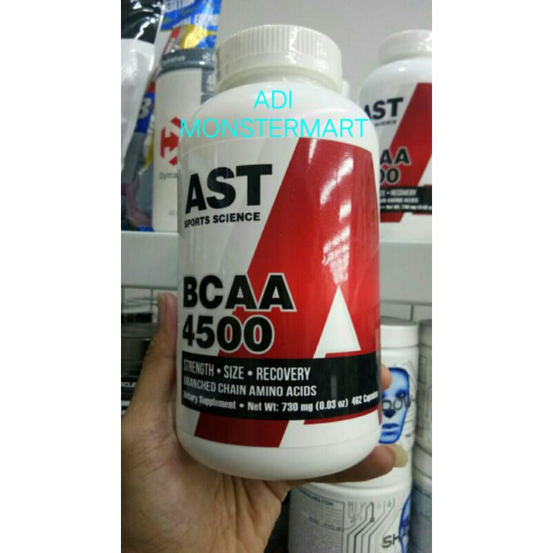 Jual AST BCAA 4500 isi 462 Capsules - Bcaa AST | Shopee Indonesia