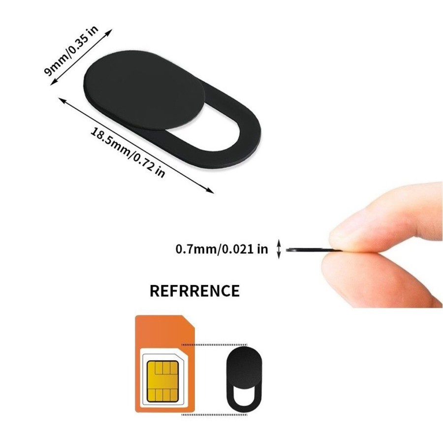 Jual TERMURAH!! WEBCAM KAMERA COVER + BOX / PENUTUP CAMERA LAPTOP /HP 3 ...