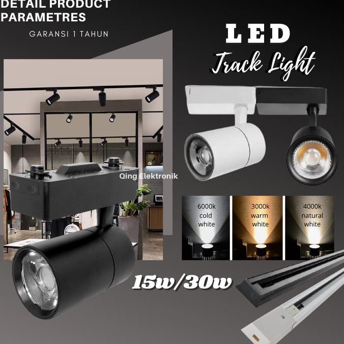 Jual Lampu Sorot Rel Track Spotlight Cob Led Lampu Tracklight Led Spotlight Afrilmina | Shopee ...