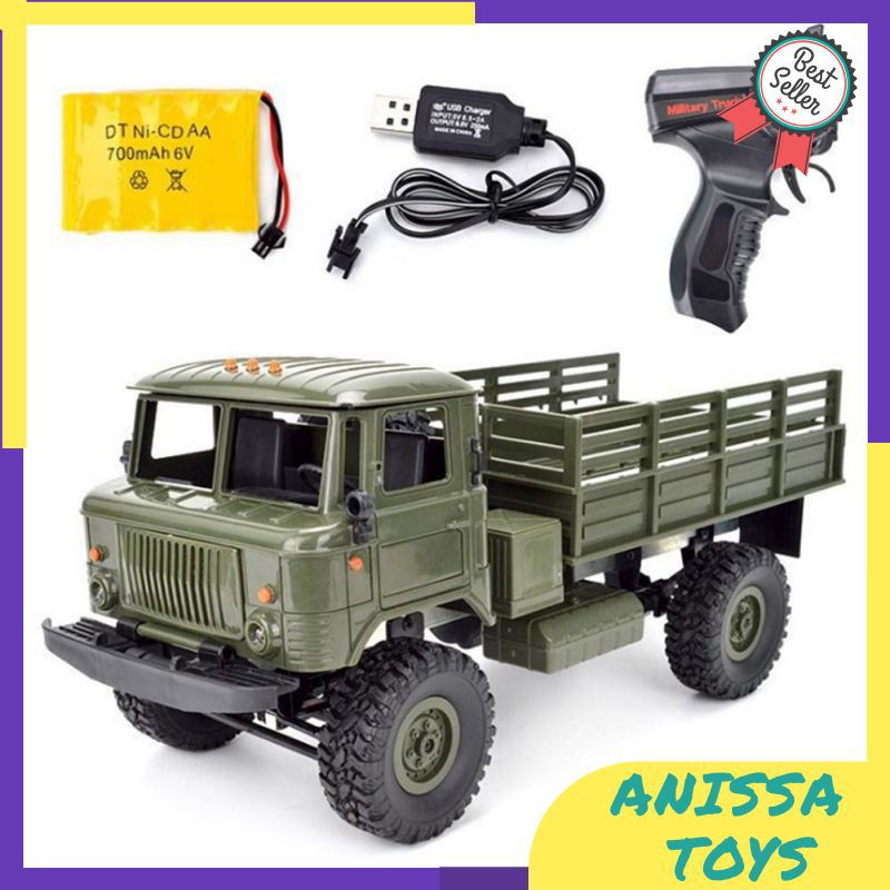 Jual Mainan Remote Control Mobil RC WPL B-24 1/16 RTR KIT 4WD RC Truck ...