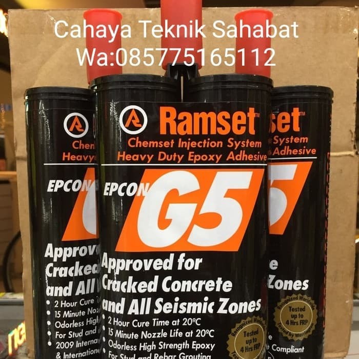 Jual Ramset g5 chemical epoxy ramset epcon g5 epoxy | Shopee Indonesia