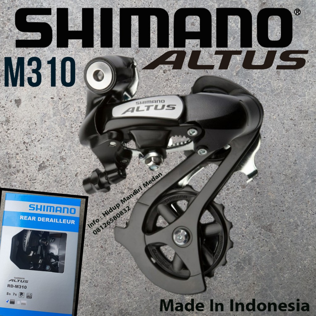 Jual RD Shimano Altus M310 Rear Derailleur Letter S | Shopee Indonesia
