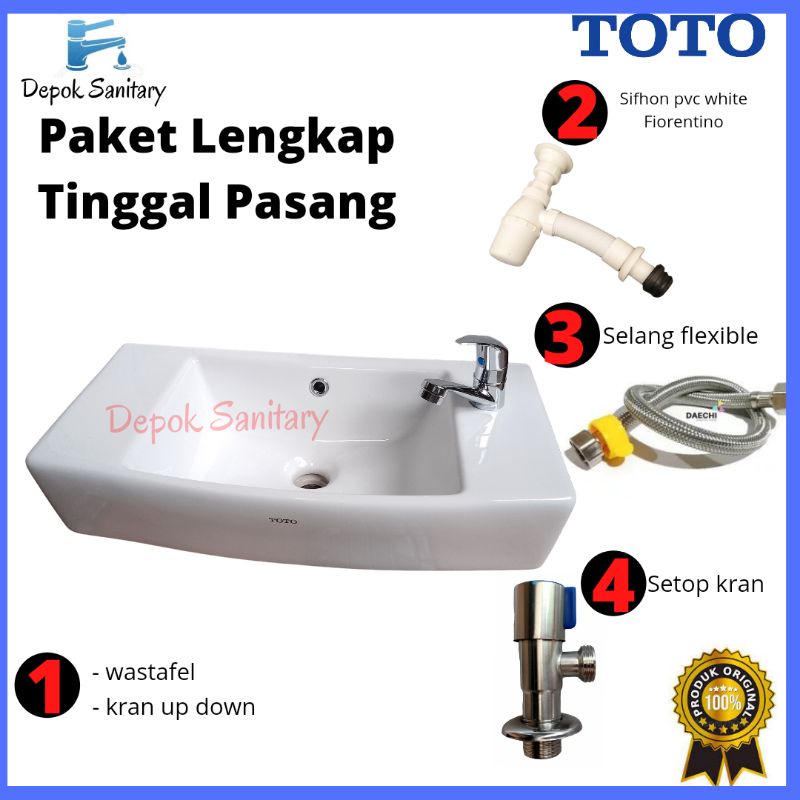 Jual washtafel toto lw 248j/ washtafel toto/ wastafel toto | Shopee Indonesia