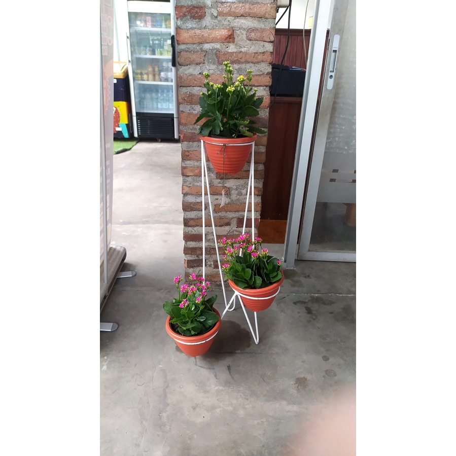 Jual rak bunga minimalis/rak bunga lobang3/rak bunga zig-zag | Shopee ...