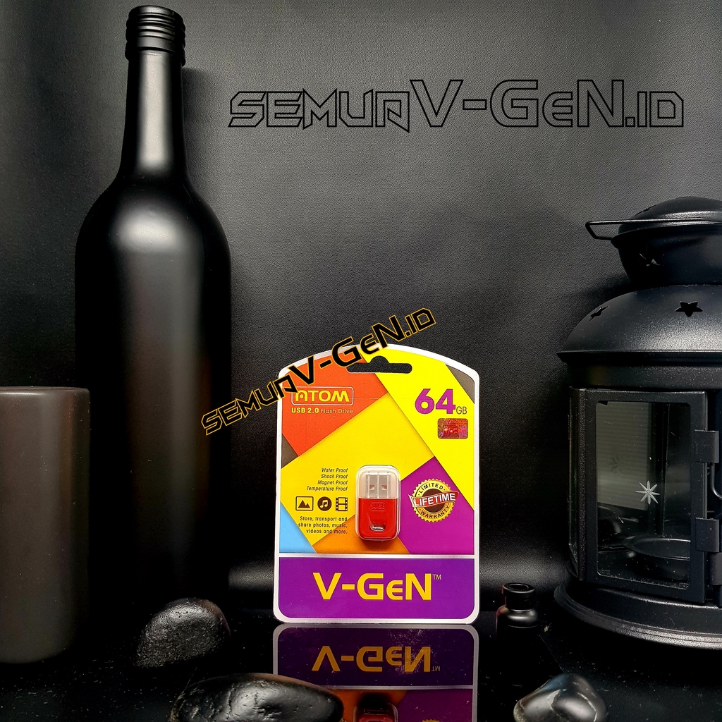 Jual USB Flashdisk 4gb 8gb 16gb 32gb 64gb ATOM Water Proof V-GeN Flash ...