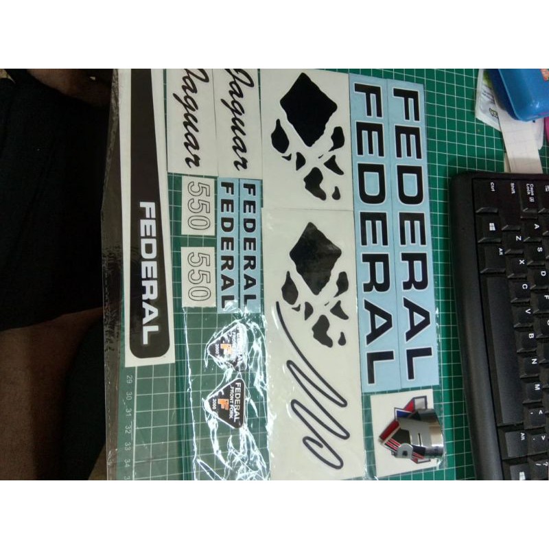 Jual stiker dan emblem federal jaguar | Shopee Indonesia