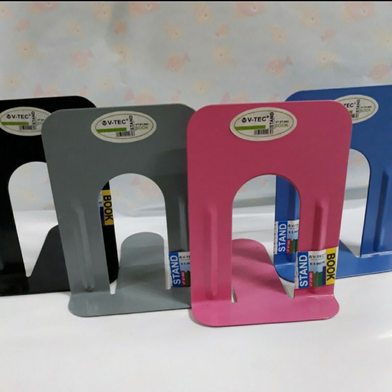 Jual Pembatas Buku Besi V-Tech no 7 Pembatas Rak Lemari Book Divider ...