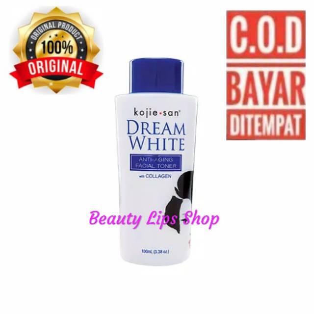 Jual Kojisan/ Kojie San Dream White Toner+ Collagen 100 ml | Shopee ...