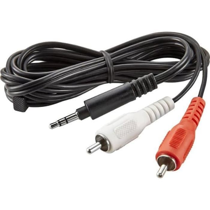 Jual KABEL AUDIO JACK 3.5MM TO 2 RCA 3M | Shopee Indonesia