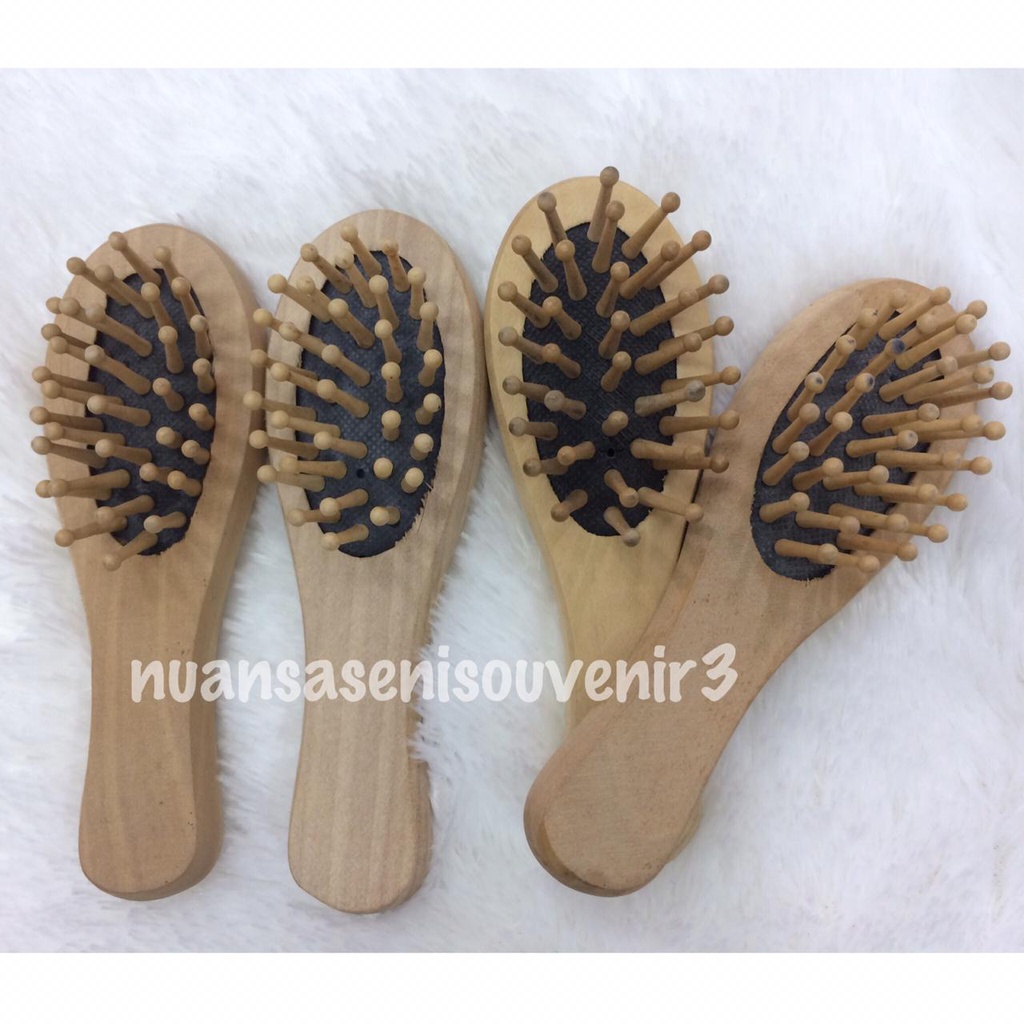 Jual Souvenir Sisir Kayu Putih Sisir Rambut Rustic Sisir Aqiqah Sisir ...