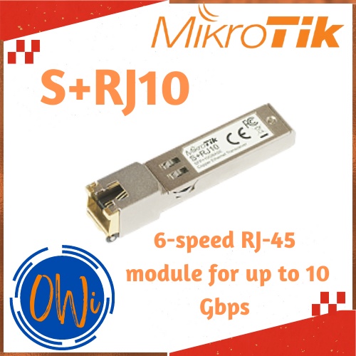 Jual MikroTik S+RJ10 6-speed RJ-45 module for up to 10 Gbps | Shopee ...