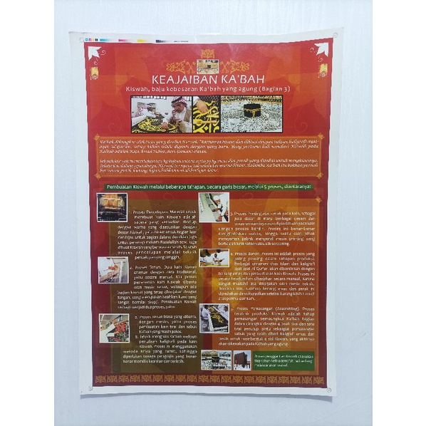 Jual Poster Edukasi Seri Keajaiban Ka'bah / Kabah (Monumen Tertua ...
