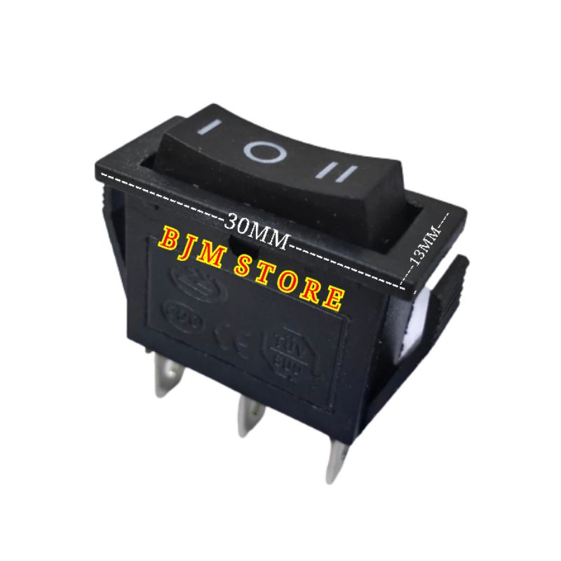 Jual Saklar/Switch 3pin ON-OFF-ON Gepeng | Shopee Indonesia
