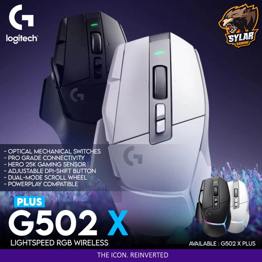 Jual Logitech G502X / G502 X Lightspeed Wireless Gaming Mouse | Shopee ...