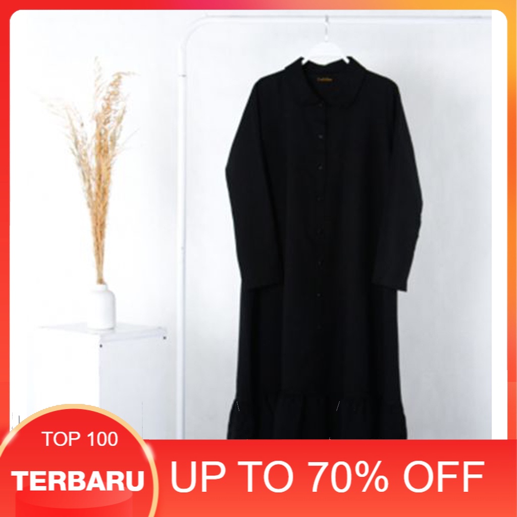 Jual TUNIK PERY PHERY WARNA HITAM ATASAN WANITA | Shopee Indonesia