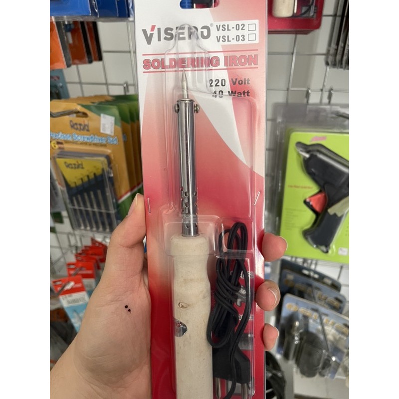 Jual SOLDER KAYU 40watt VISERO | Shopee Indonesia