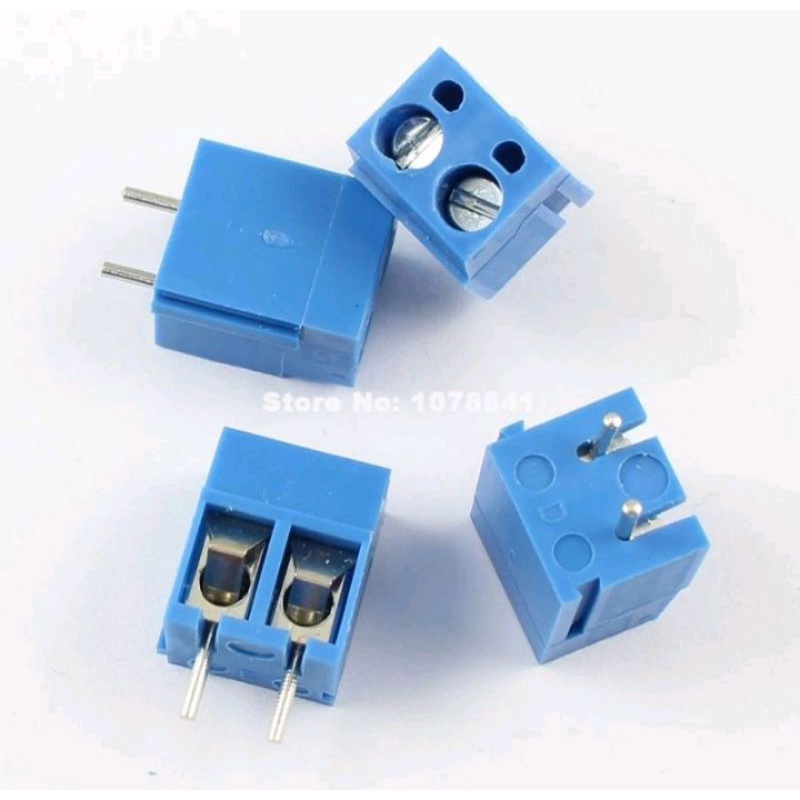 Jual Terminal PCB Block Screw 2 Pin Blue Terminal PCB Tancap 2 Pin Biru ...