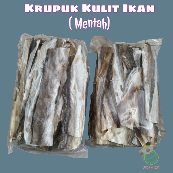 Jual Krupuk Kulit Ikan Mentahan Produk Indrasari | Shopee Indonesia