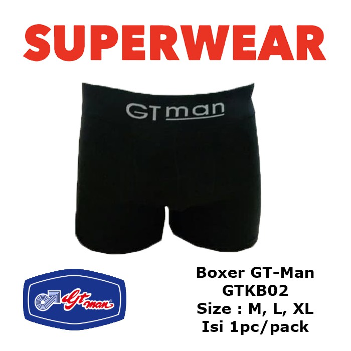 Jual Boxer GTMan GTKB02 | Celana Dalam Pria | Boxer Pria GTMan | Shopee ...