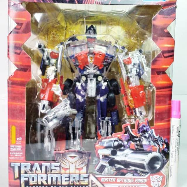Jual mainan super deformation Buster optimus prime transformers revenge ...