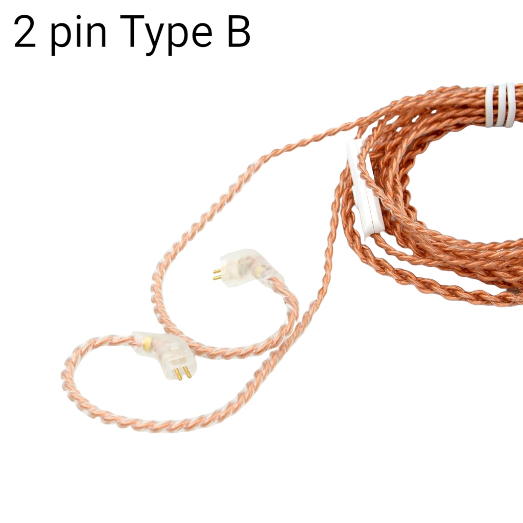 Jual KZ Pink Gold High Purity Copper Cable with Mic Kabel KZ ZSN Pro X ...