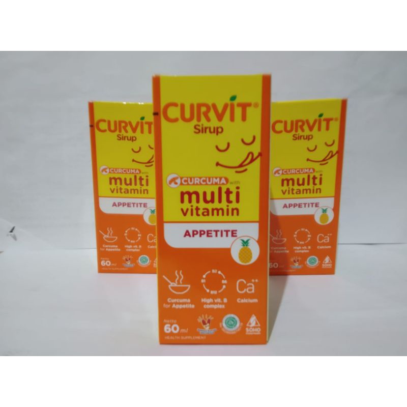 Jual Curvit Syrup 60 ml | Shopee Indonesia