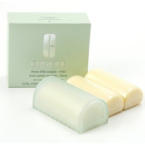 Jual CLINIQUE Facial Soap Three Little Soaps - Mild ( Isi 3 pcs ...